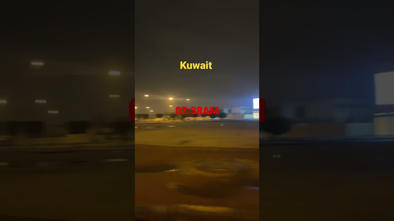 Kuwait rain | Kuwait night view | #kuwaitrain | does it rain in Kuwait ...