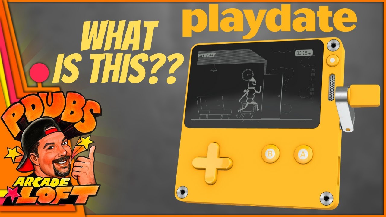PLAYDATE Handheld Game System Revealed! Tiny Black & White Screen ...