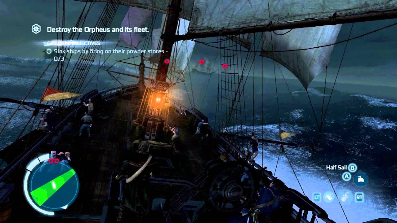 Assassins Creed 3 Naval Battle (PC) - YouTube