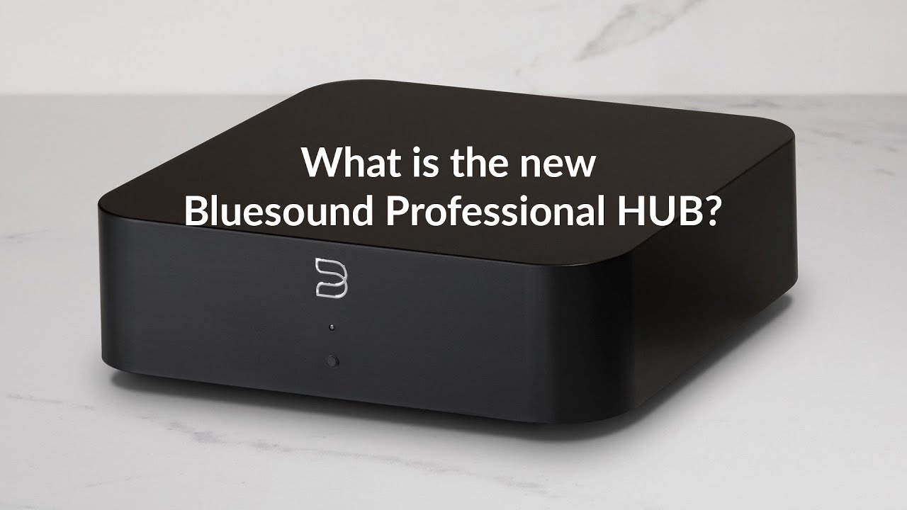 Bluesound Professional - HUB Networked Audio Source Adapter - YouTube