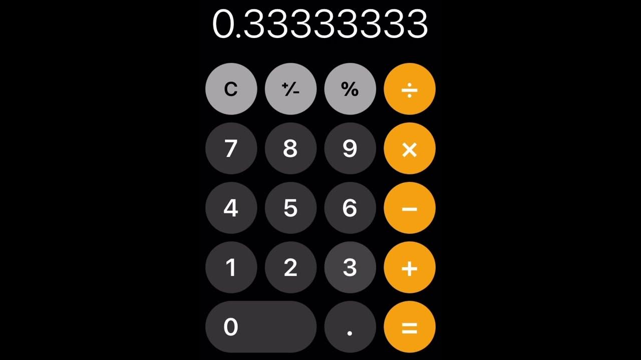 The calculator is dumb - YouTube