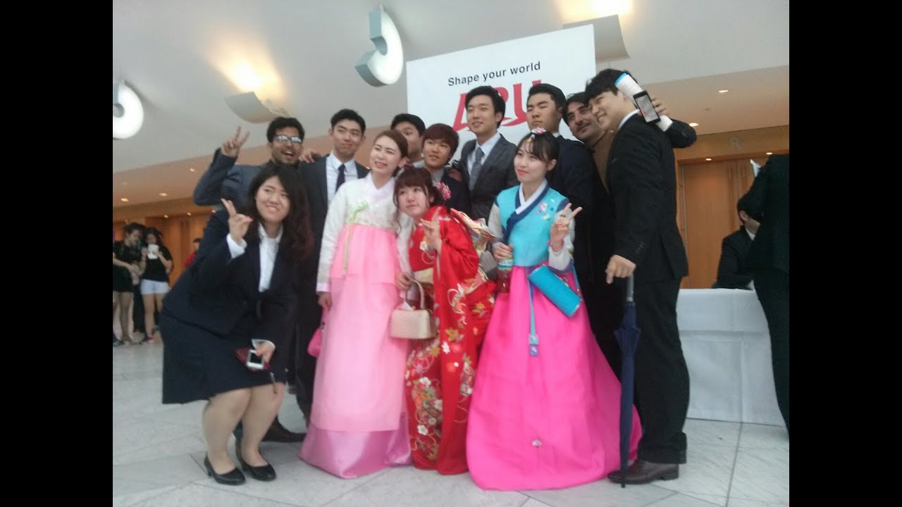 한복입고 APU입학식 갔어요~ / APU入学式 /APU Entrance ceremony - YouTube