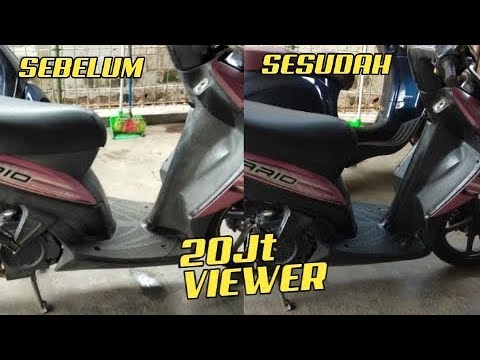 Menghitamkan Dasbor Motor Dengan Permanen - YouTube
