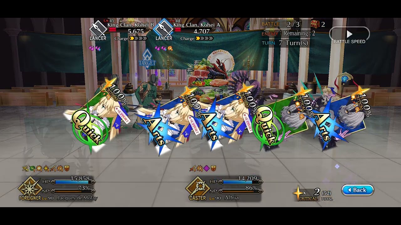 Jacques De Molay Foreigner Fgo Noble Phantasm and Attack Demonstration ...