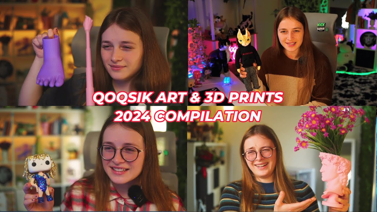 Qoqsik - Art & 3D Prints 2024 Compilation - YouTube