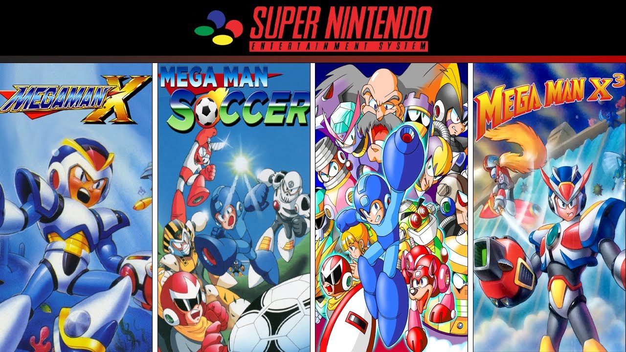 Evolution of Mega Man (RockMan) Games on SNES/Super Famicom - YouTube