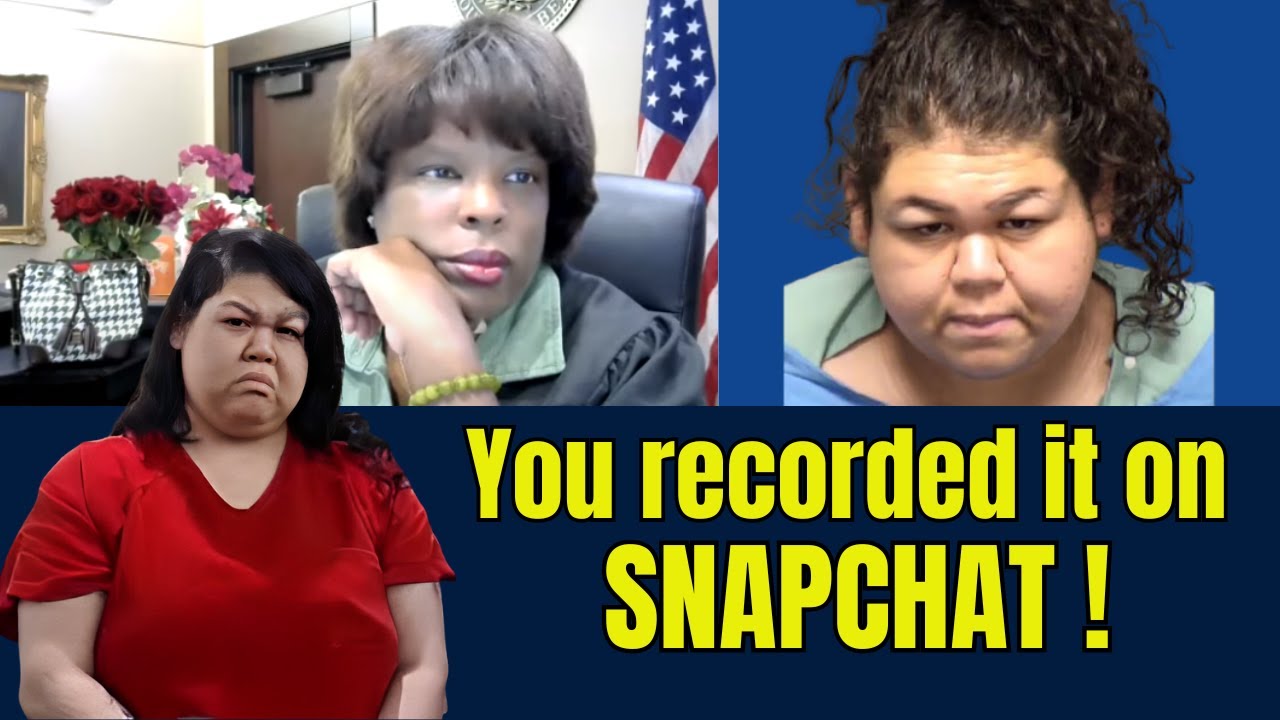 UPDATE Judge Boyd DEFENDANT RECORDED ASSAULT ON SNAPCHAT!! - YouTube
