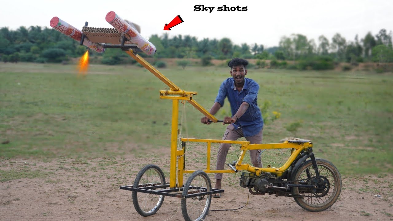 Making Skyshot Launcher 💯 Diwali cracker சும்மா தெறிக்க விட்றோம் ...