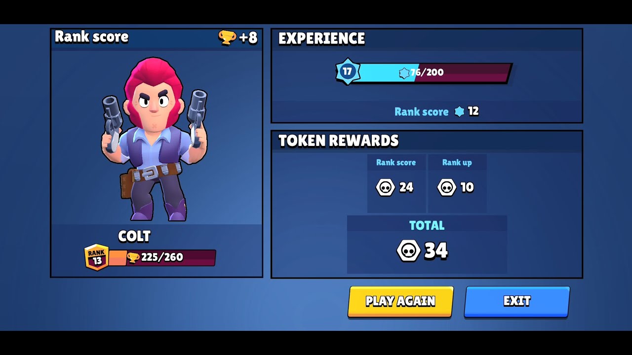Brawl Stars Colt Rank 13 Cups 225 - YouTube