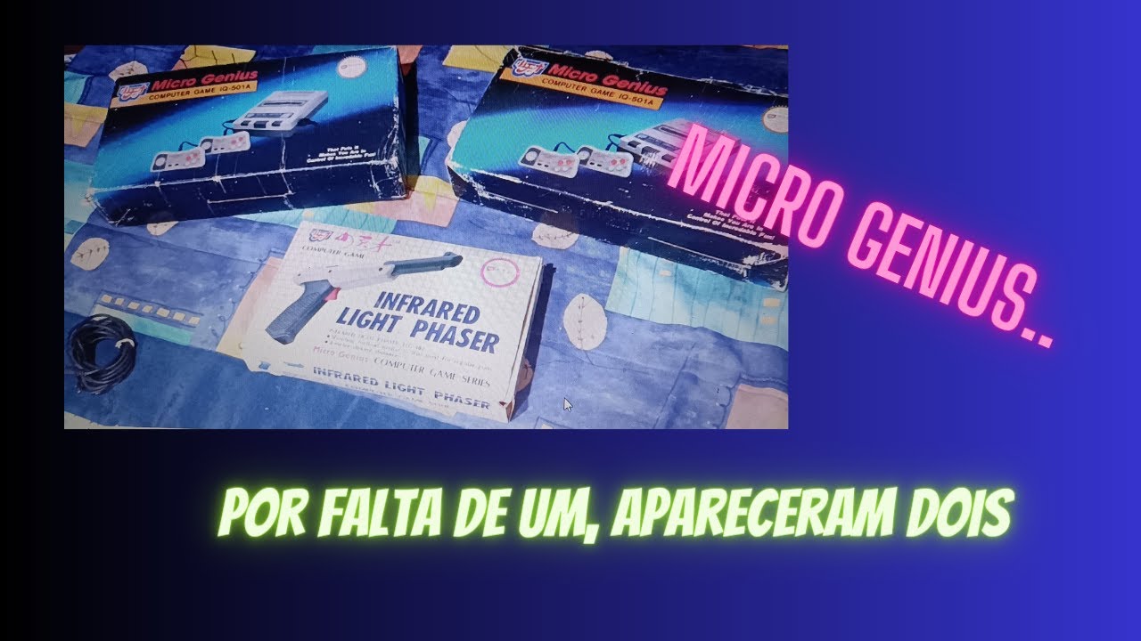 Coleção de games #40 Micro Genius, pro falta de um apareceram 2 !! Mais ...