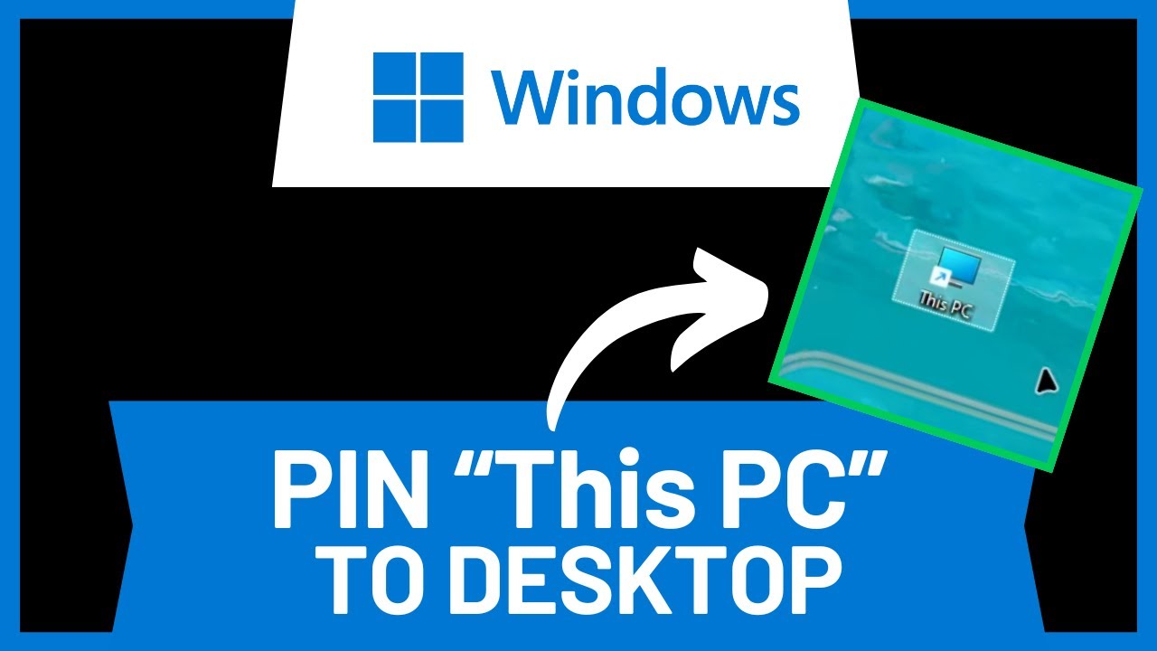 How to Pin This PC to Desktop in Windows 11 • Tutorial - YouTube