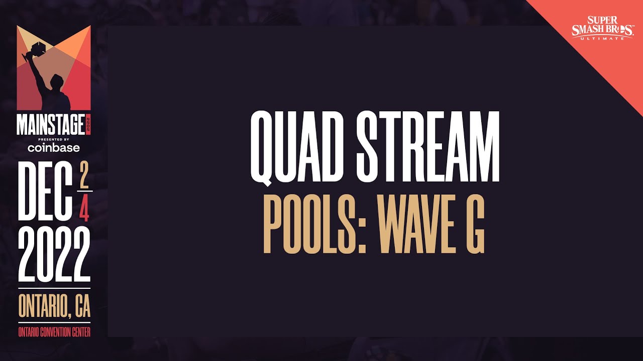 [Quad Stream] Wave G Pools - Mainstage 2022 Ultimate Singles - YouTube