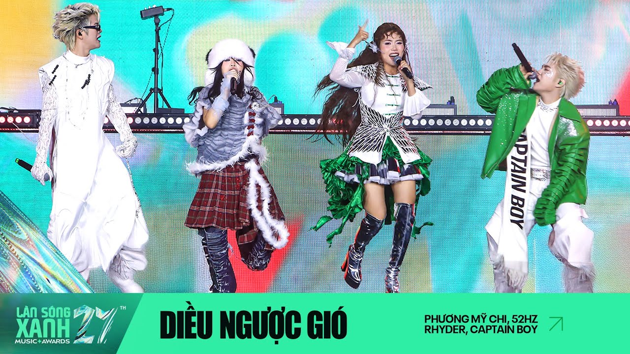 DIỀU NGƯỢC GIÓ | PHƯƠNG MỸ CHI, RHYDER, CAPTAIN BOY & 52HZ | LÀN SÓNG ...