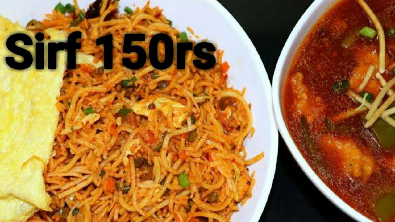 Chinese Food Eating | Chinese Noodles Fried Rice | Chinese Triple Rice ...