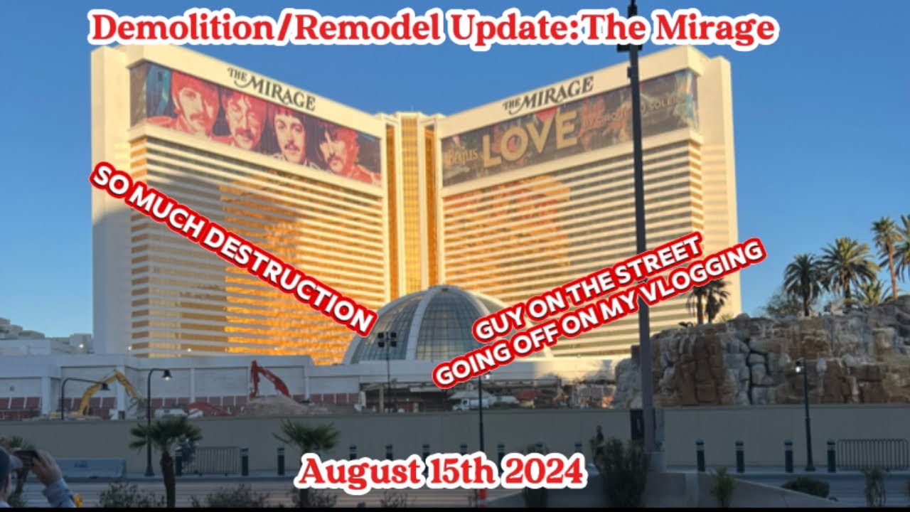Demolition Update: The Mirage - YouTube