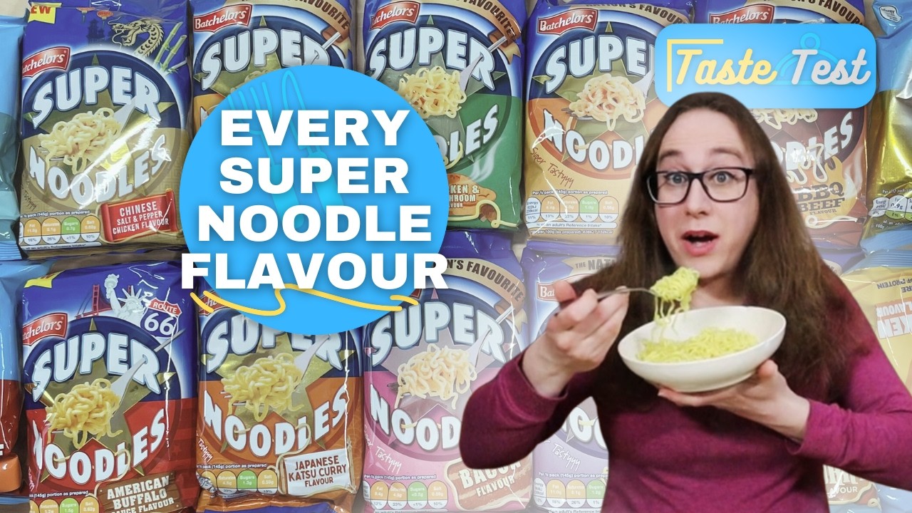 Ranking ALL The Super Noodle Flavours! - YouTube