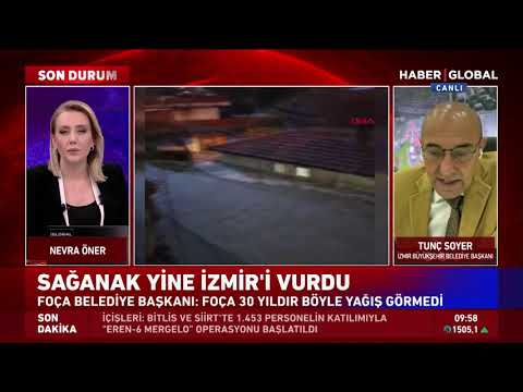 İzmir'de Dün Deprem Bugün Sel!  Tunç Soyer'den İlk Açıklama Geldi!