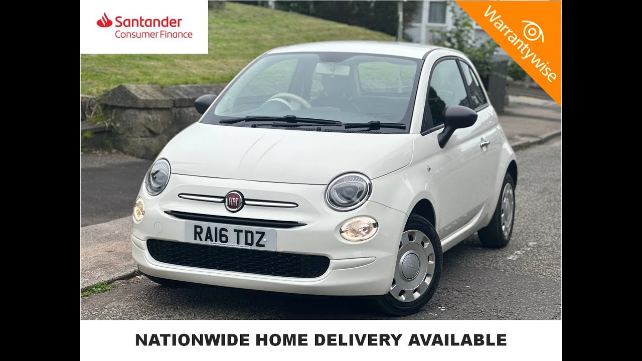 2016 Fiat 500 1.2 Pop Euro 6 (s/s) 3dr, RA16TDZ - Premier Car Sales Ltd ...