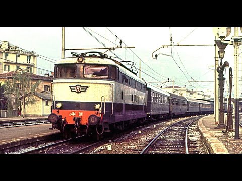 Lima FS E444.001 "Tartaruga" Electric Locomotive (prototype) pulling FS ...