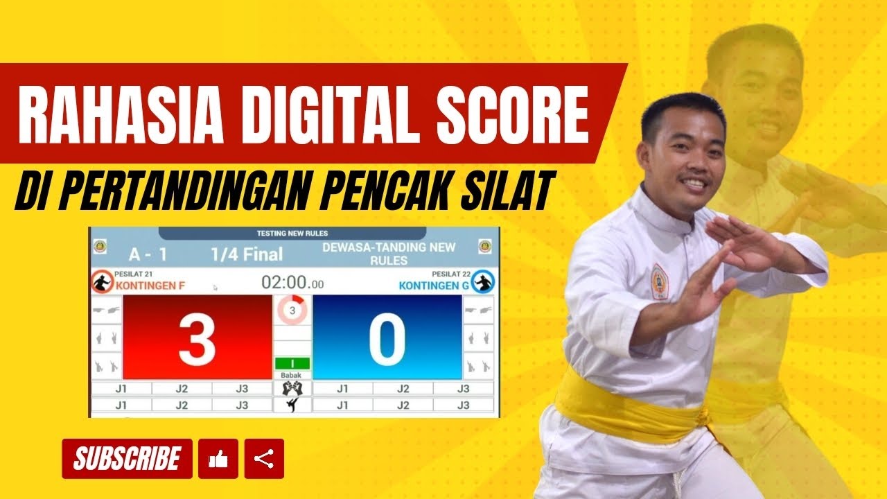 RAHASIA DIGITAL SCORE di PERTANDINGAN PENCAK SILAT || SLAT EDUCATION ...