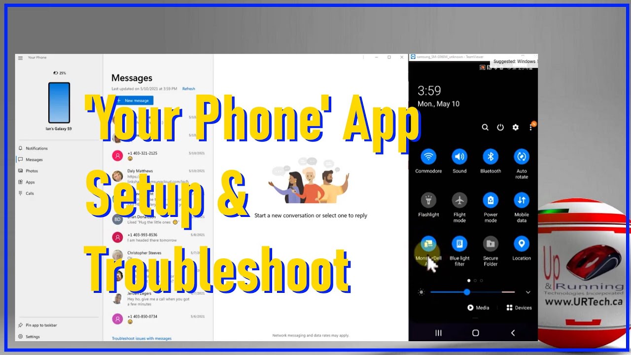PHONE LINK App Setup & Troubleshooting on Windows 10 & 11 - EASY! - YouTube