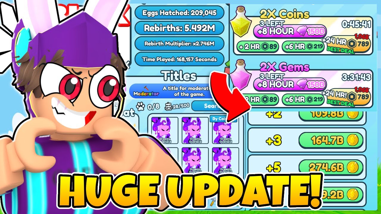 New HUGE UPDATE & VALENTINES Event In Roblox Free Hatchers... - YouTube