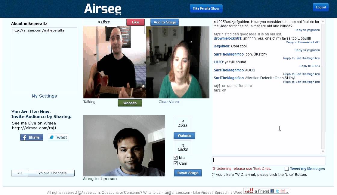 Mike Peralta Show on Airsee.com - YouTube