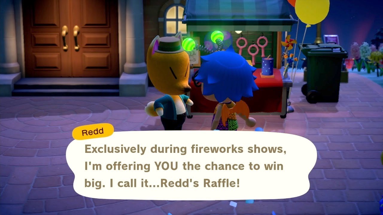 Fireworks Show Event | Redd's Raffle — ACNH Shorts - YouTube