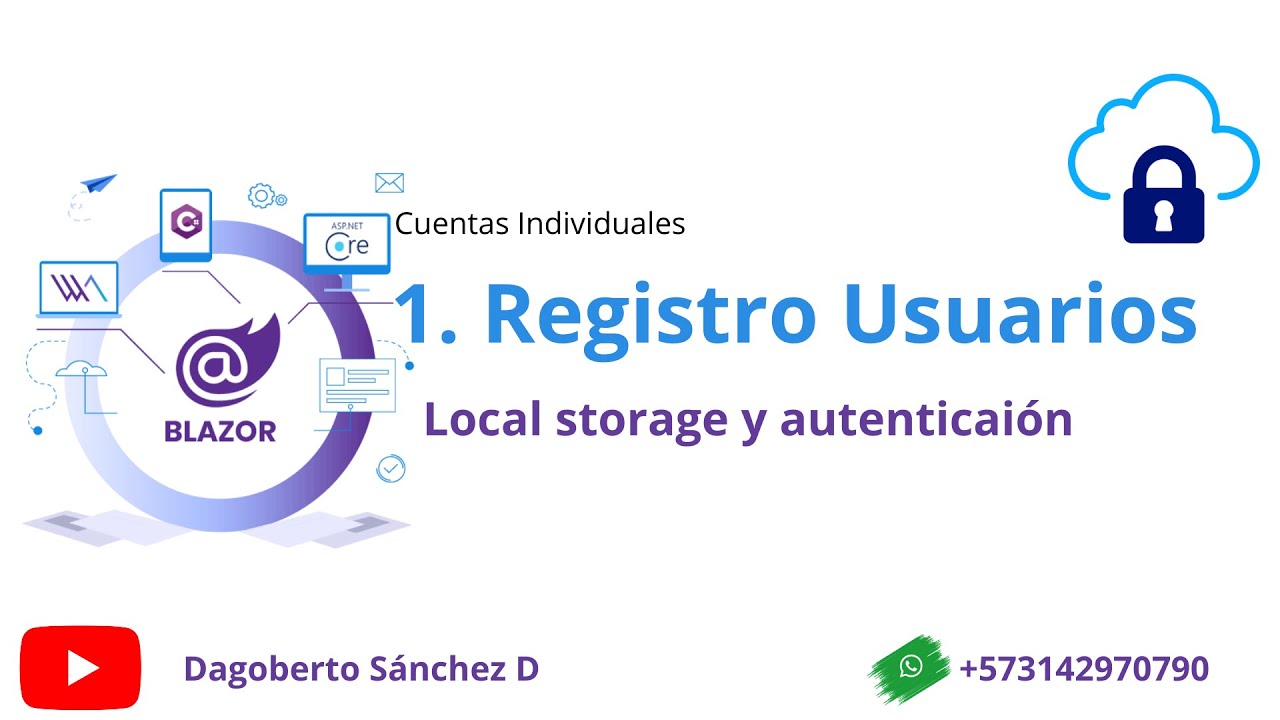 1. Registro de usuario y Login inicial. - YouTube