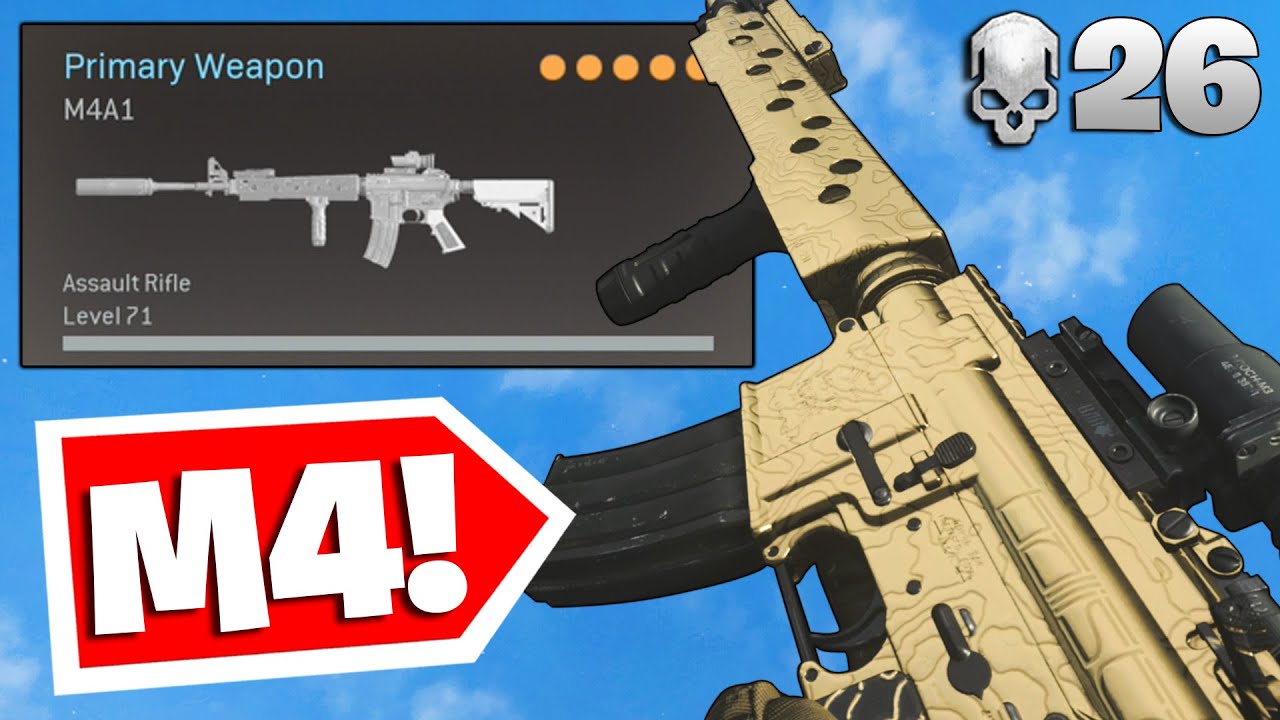 the MOST RELIABLE GUN in WARZONE! BEST "M4" CLASS SETUP! 26 KILL ...