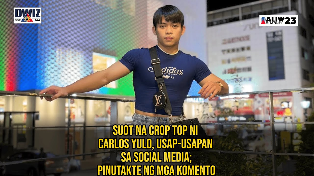 SUOT NA CROP TOP NI CARLOS YULO, USAP-USAPAN SA SOCIAL MEDIA! - YouTube