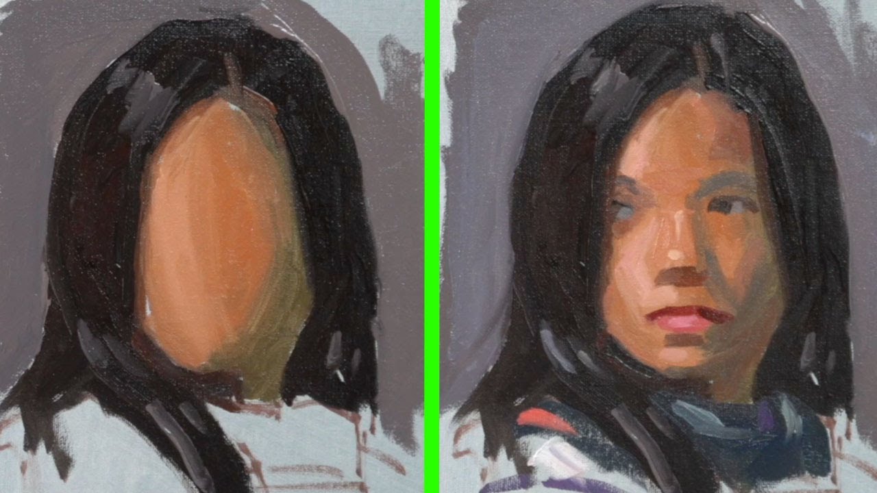 Maximize your portrait painting practice time by doing this - YouTube