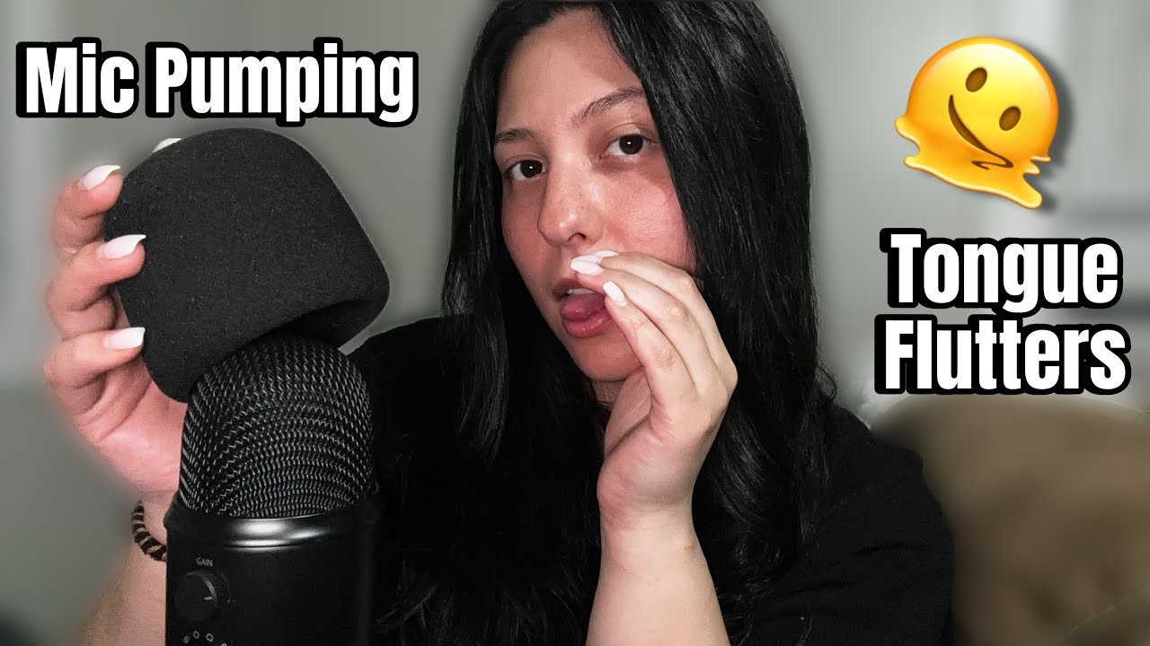 Asmr Cupped Tongue Fluttering And Mic Pumping Mouth Sounds Youtube