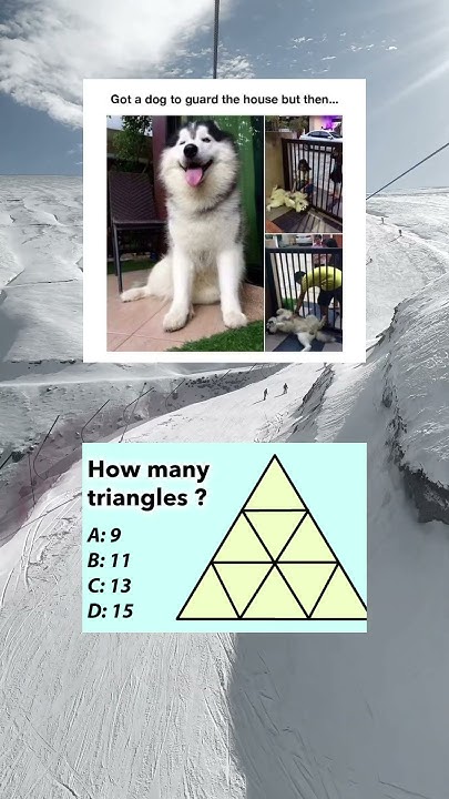 How many triangles? #memes - YouTube