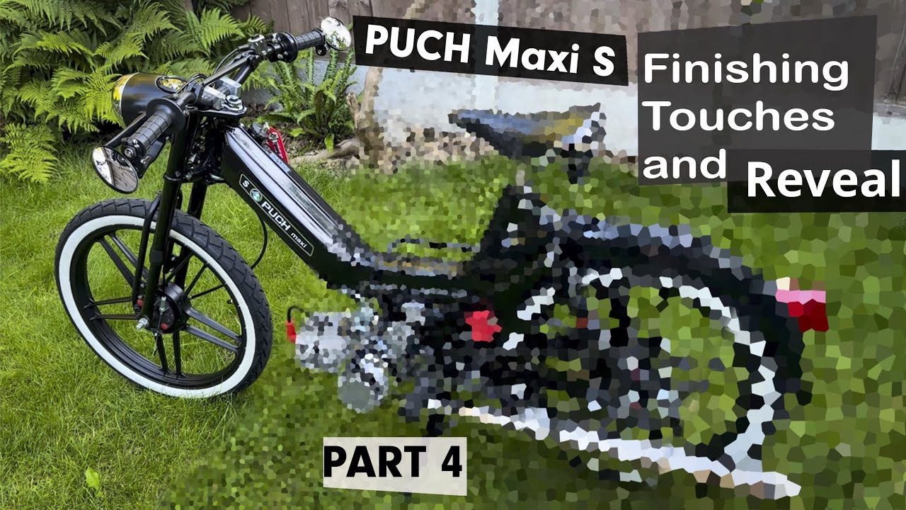 PUCH maxi S Moped Restoration Project - Finishing Touches and Reveal ...