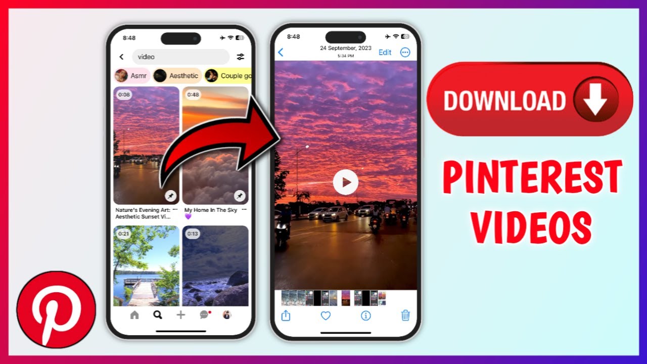 How to Download Pinterest Videos to your Mobile Gallery - YouTube