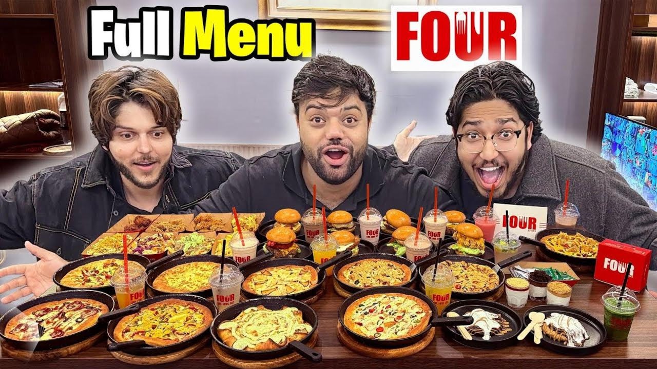 I ORDERED the entire FOUR Menu 😍 TOO EXPENSIVE Or TOO CHEAP 😱 - YouTube