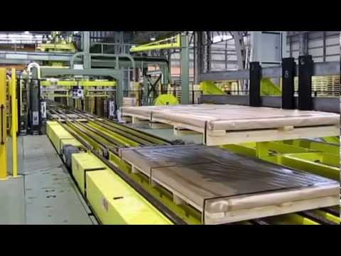 Metal Sheet/profile Packaging machine, strapping machine - YouTube