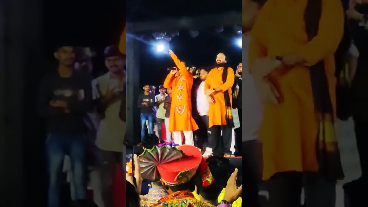 Khajur Bhai Coming In Riverfront, Ahemdabad 🔥(Nitin Jani) | Navratri ...