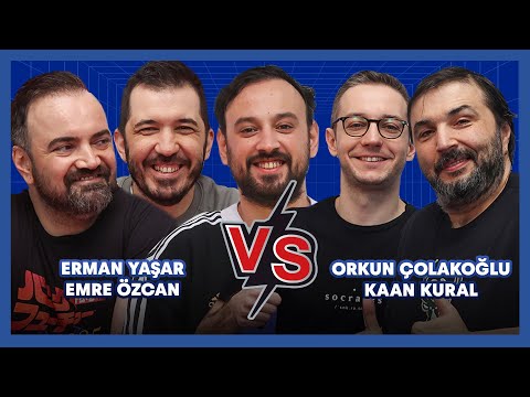 ERMAN YAŞAR & EMRE ÖZCAN VS ORKUN ÇOLAKOĞLU & KAAN KURAL - @SocratesDergi - @EnisKirazogluvideolar