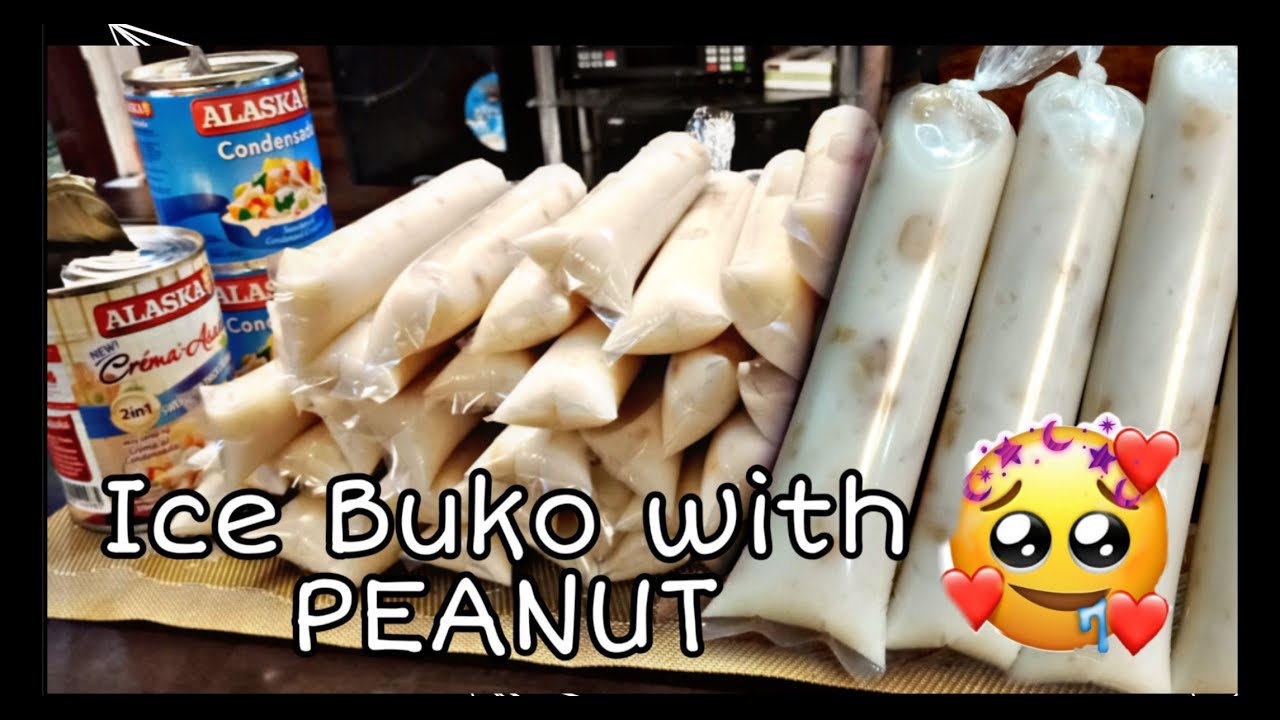ESPECIAL ICE BUKO with PEANUT | Ice Candy | anove Dela Peña - YouTube