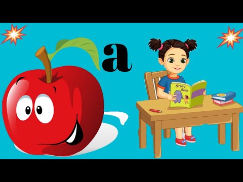 abc cartoon, इंग्लिश learn, a for apple, b for ball, #kidsvideo, # ...