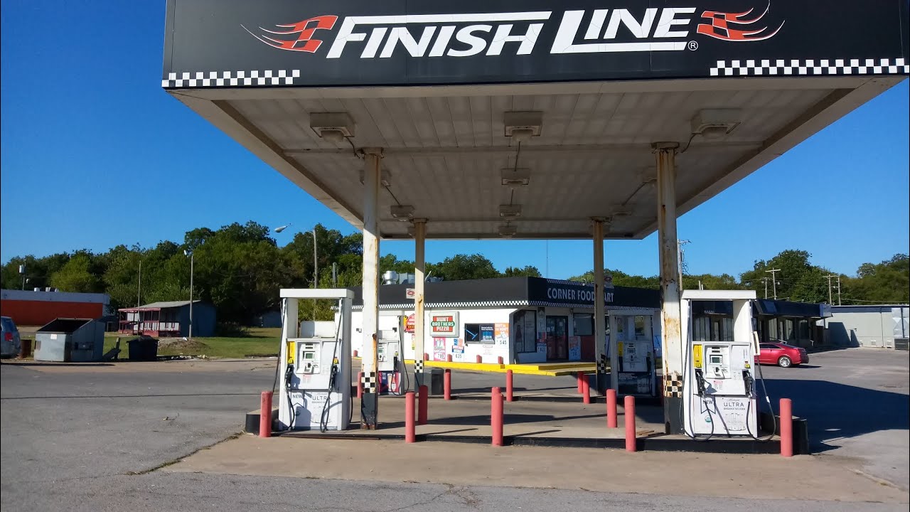 Abandoned FINISH LINE Gas Station - Ardmore, OK - YouTube