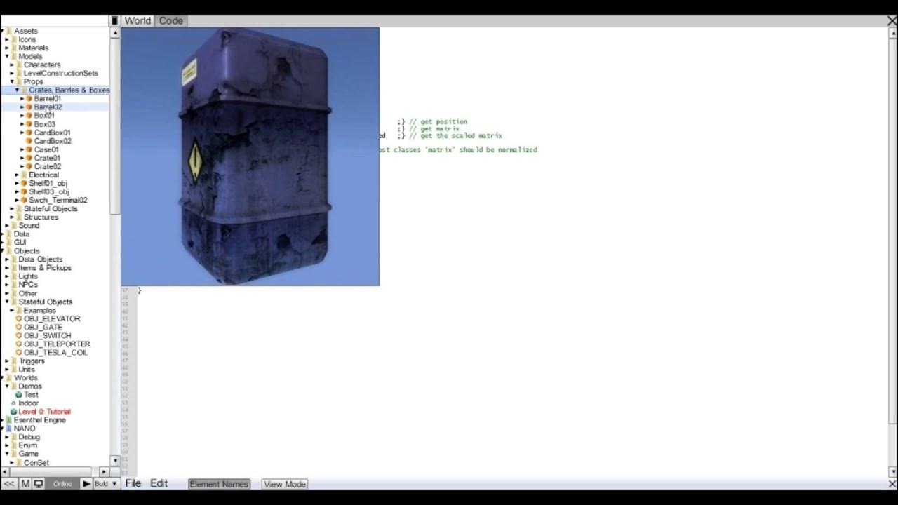 Tutorial: Esenthel 2.0 Game Objects - Part 2 - YouTube