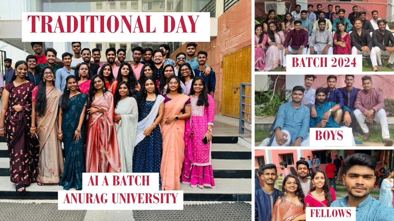 Traditional day in Anurag University @AnuragUniversi1 - YouTube