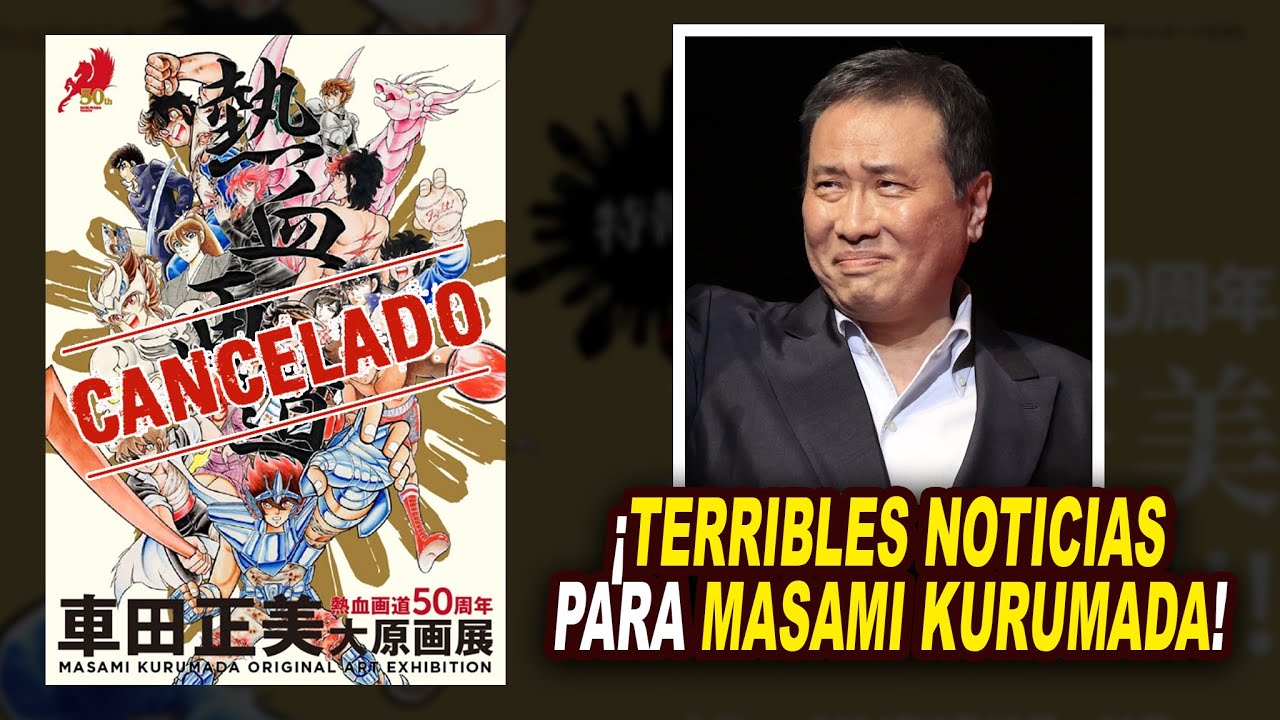 Se cancela el evento por los 50 años de mangaka de Masami Kurumada ...