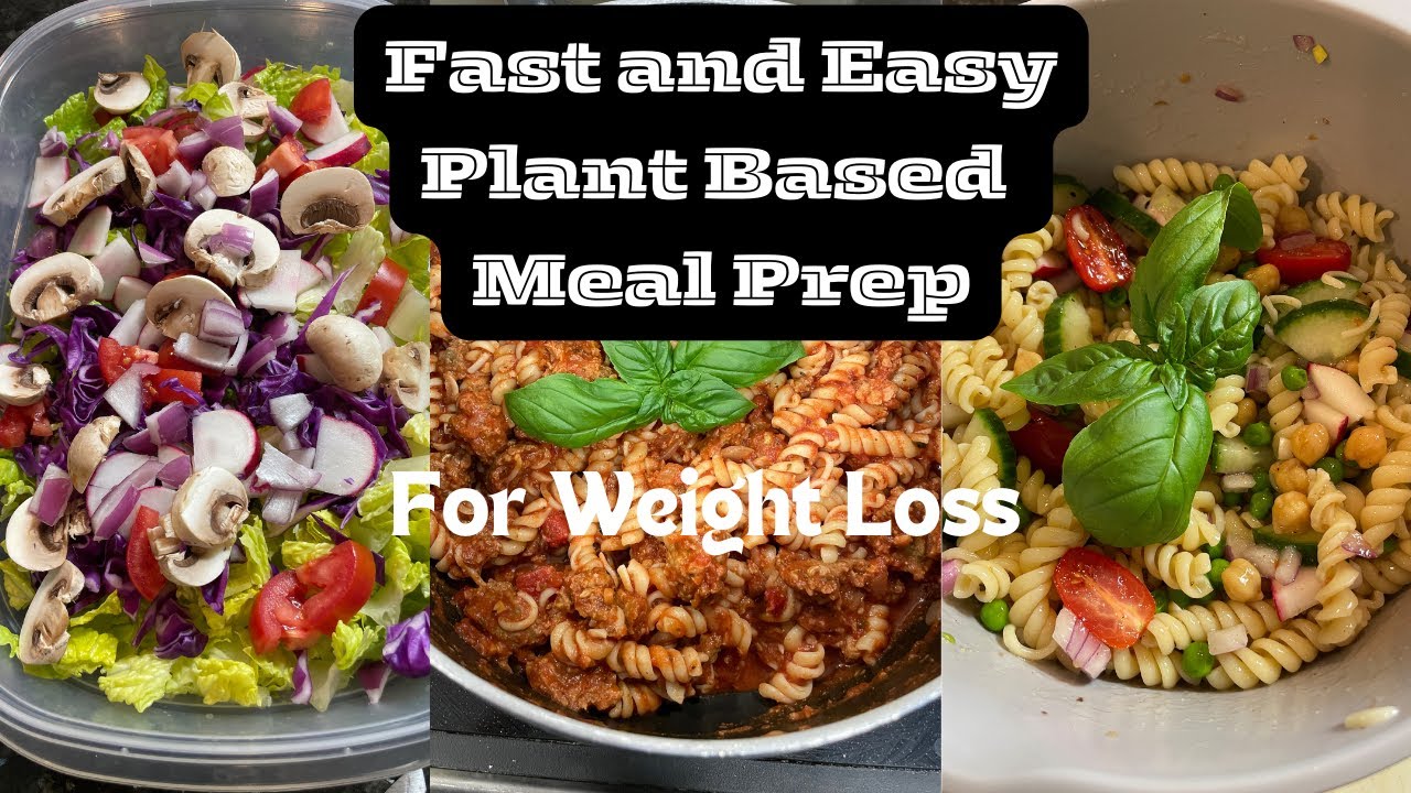 FAST and EASY Plant Based MEAL PREP in less than 1 hour! Cook Once Make ...