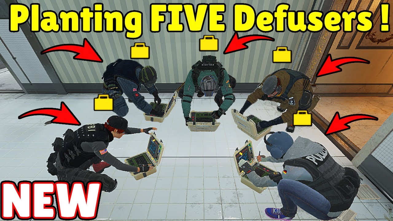 The NEW Update Lets You Plant * FIVE * Defusers At THE SAME TIME ...