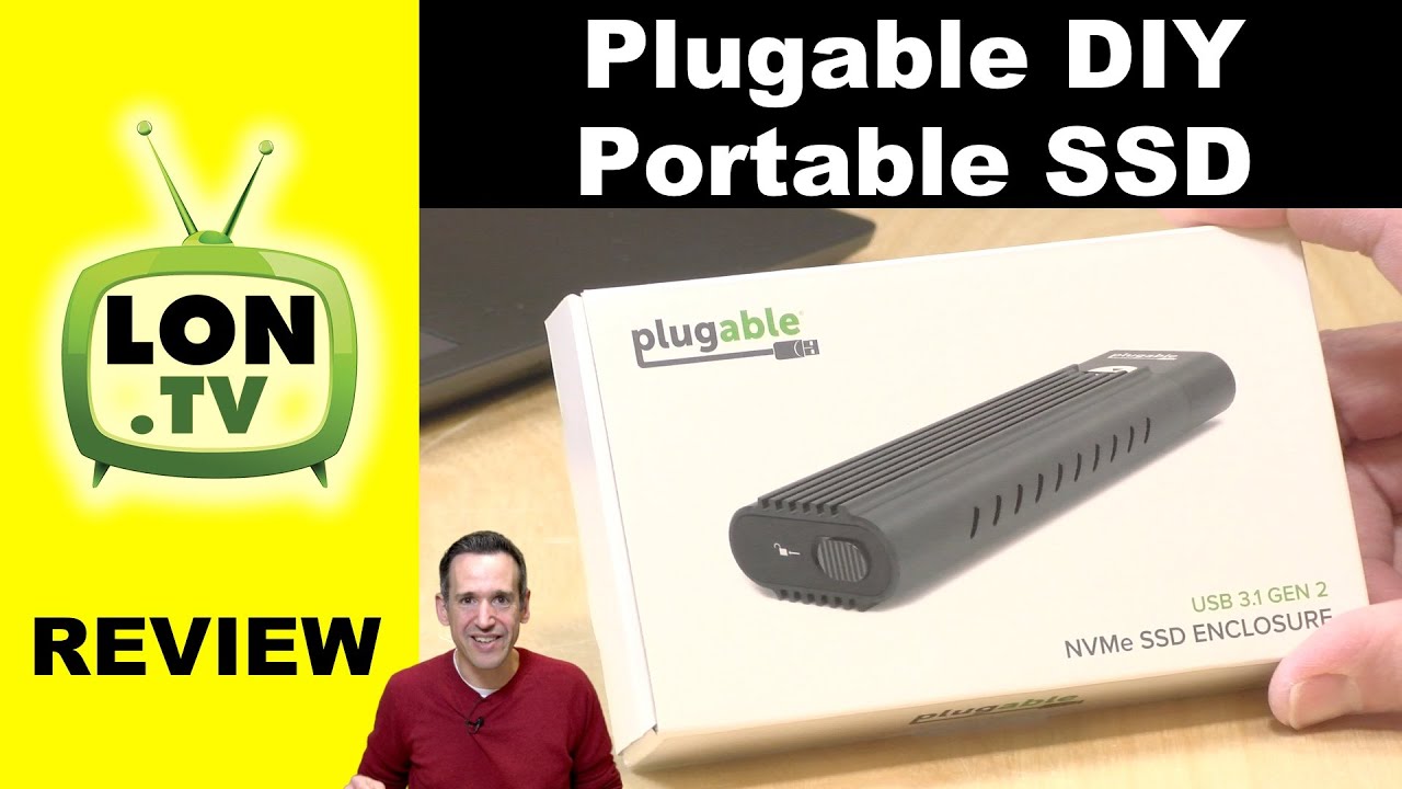 Plugable DIY Tool-less External USB-C NVME SSD Enclosure Review - YouTube