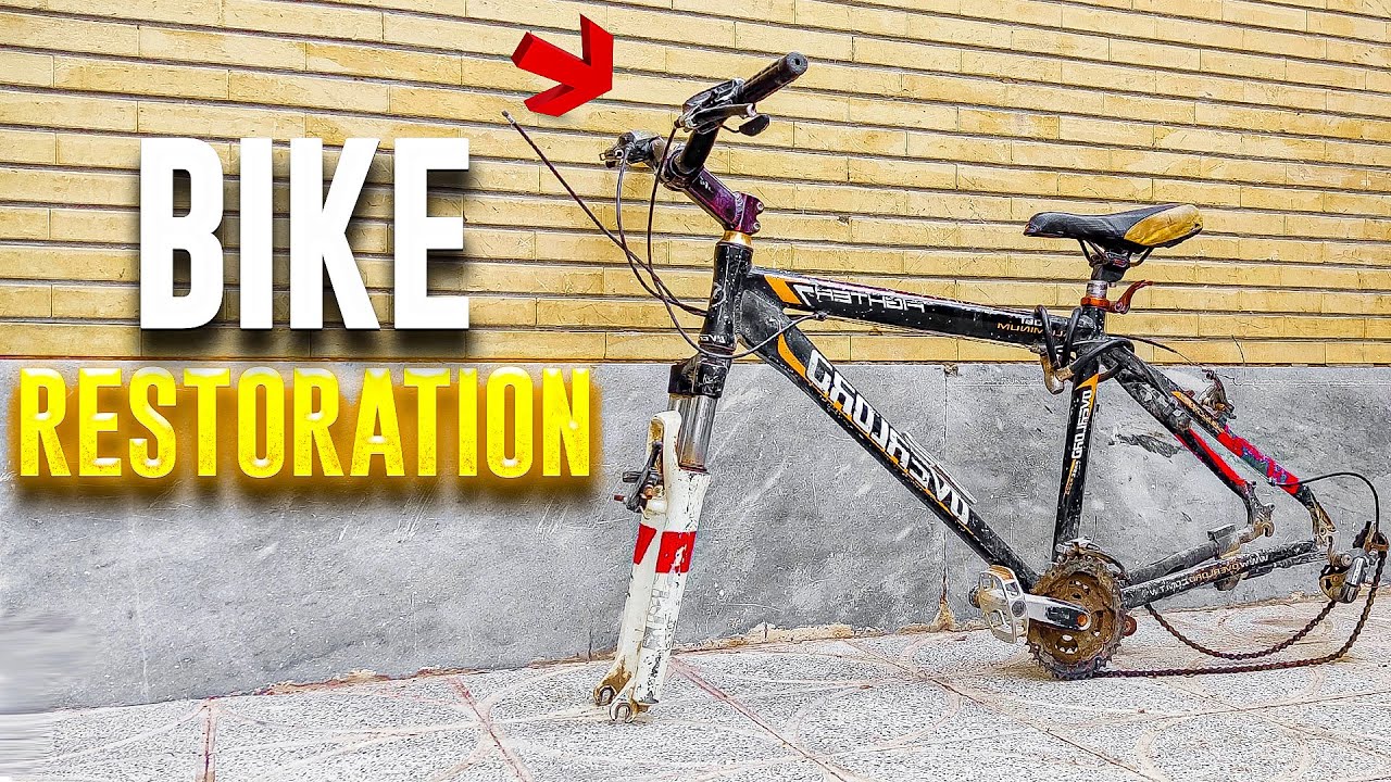 INCREDIBLE Bicycle RESTORATION |Transforming A Trash Bike Into A FUJI ...